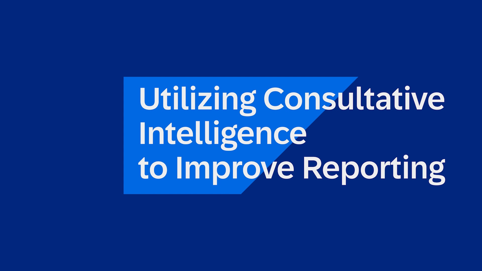 Utilizing Consultative Intelligence to Improve Reporting | SAP Concur US