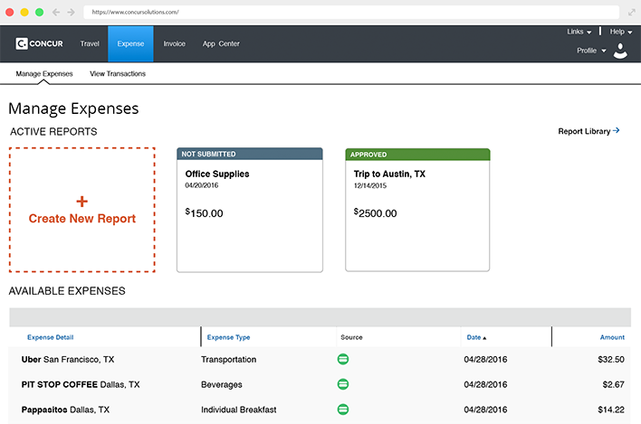 Small Business Solutions for Travel, Expense and Invoice - SAP Concur